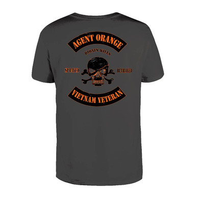 Vietnam Veteran T-shirt with Agent Orange Graphic