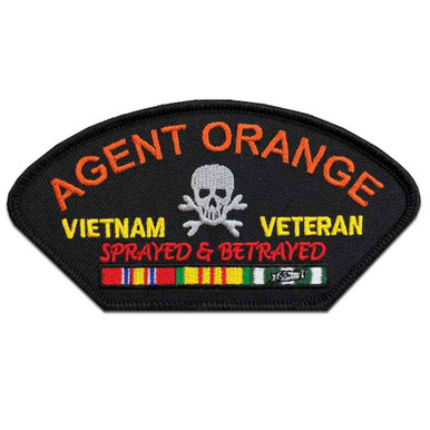 Vietnam Veteran w/ Ribbons: Agent Orange Patch