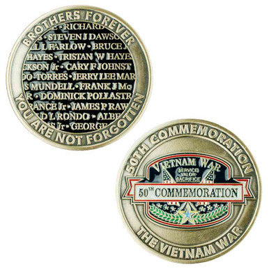 Vietnam War 50th Challenge Coin - Limited Issue| VetFriends