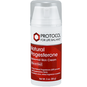 Natural Progesterone Cream Unscented, 3 ounces - Life Sciences LLC