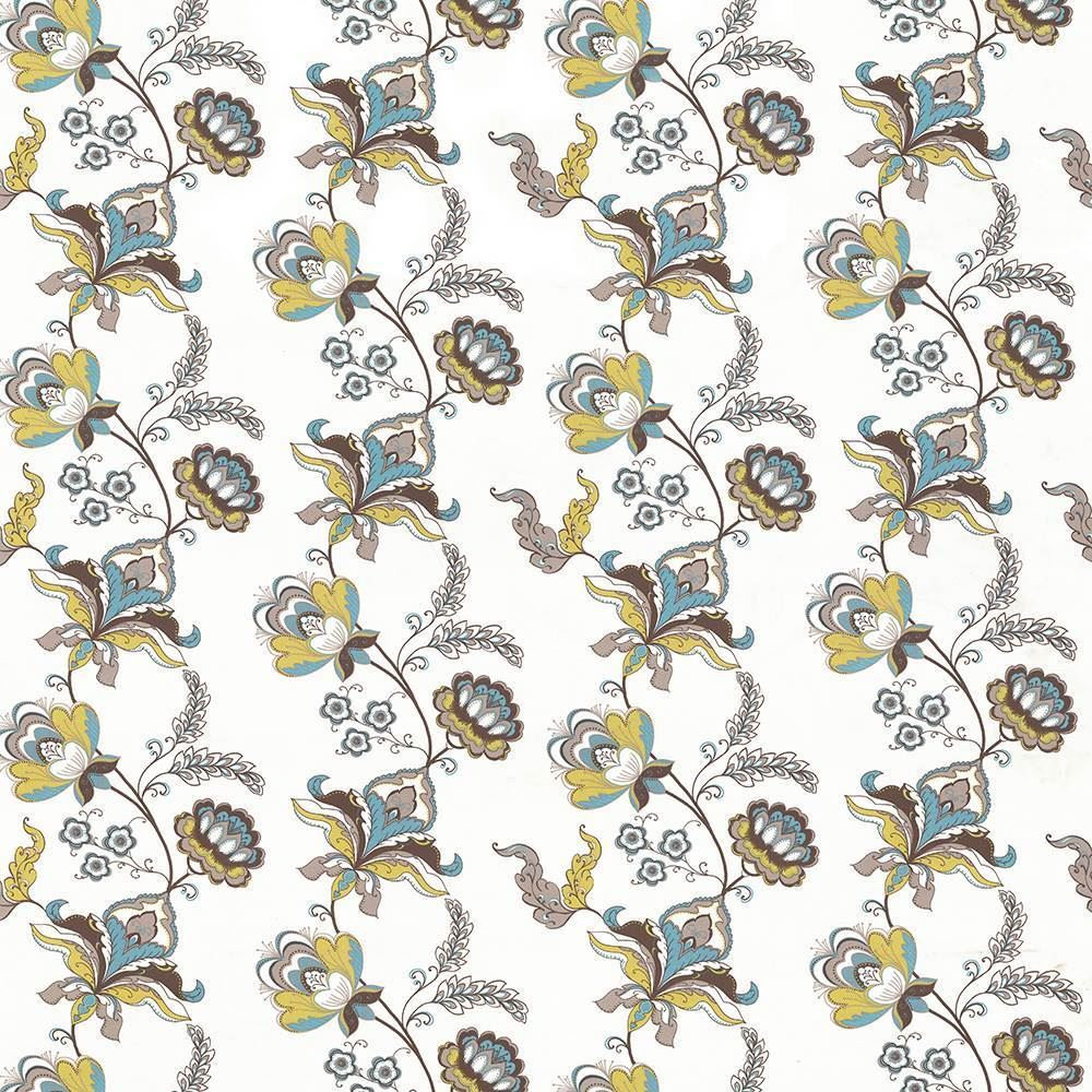 Cutting Garden Aqua by Kasmir Designer Fabric - Swanky Fabrics