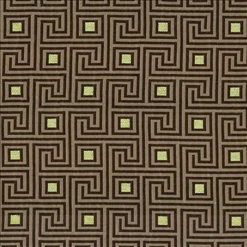 Greek Key Bronze by Kasmir Designer Fabric - Swanky Fabrics
