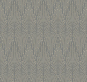 Café Society Dark Grey Wallpaper by Candice Olson Designer - Swanky Fabrics