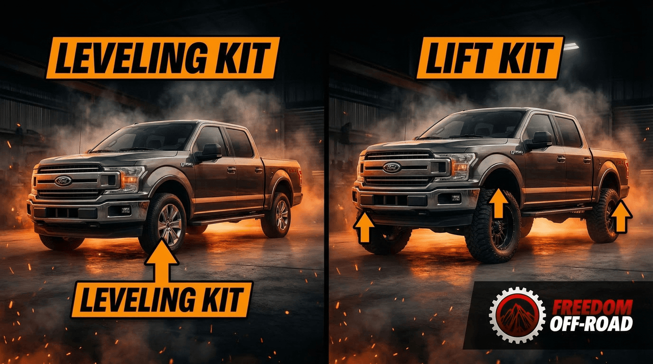 Leveling Kit vs Lift Kit: The Complete Truck Owner's Decision Guide ...