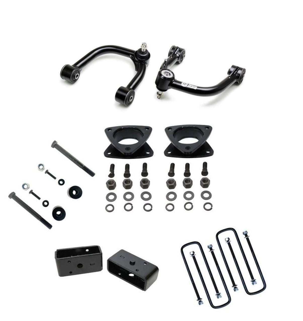 3" Lift Kit with Differential Drop Kit and Front Upper Control Arms 05 ...