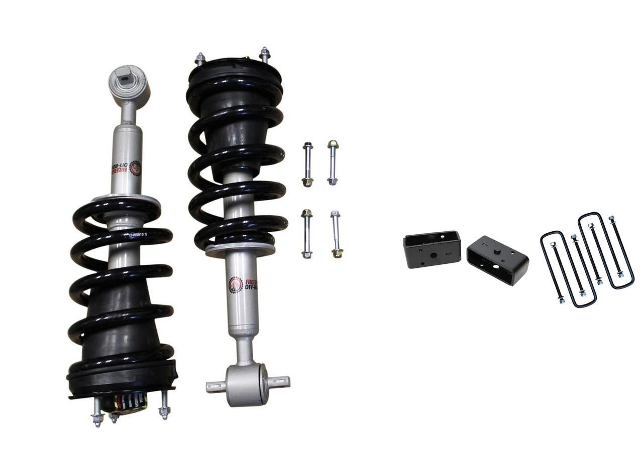2 Front Lift Struts W 2 Rear Blocks 19 Silverado Sierra 1500 Fo