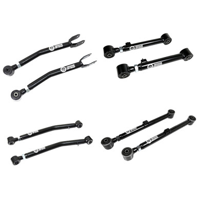 Adjustable Front Upper + Lower and Rear Upper + Lower Control arms for ...