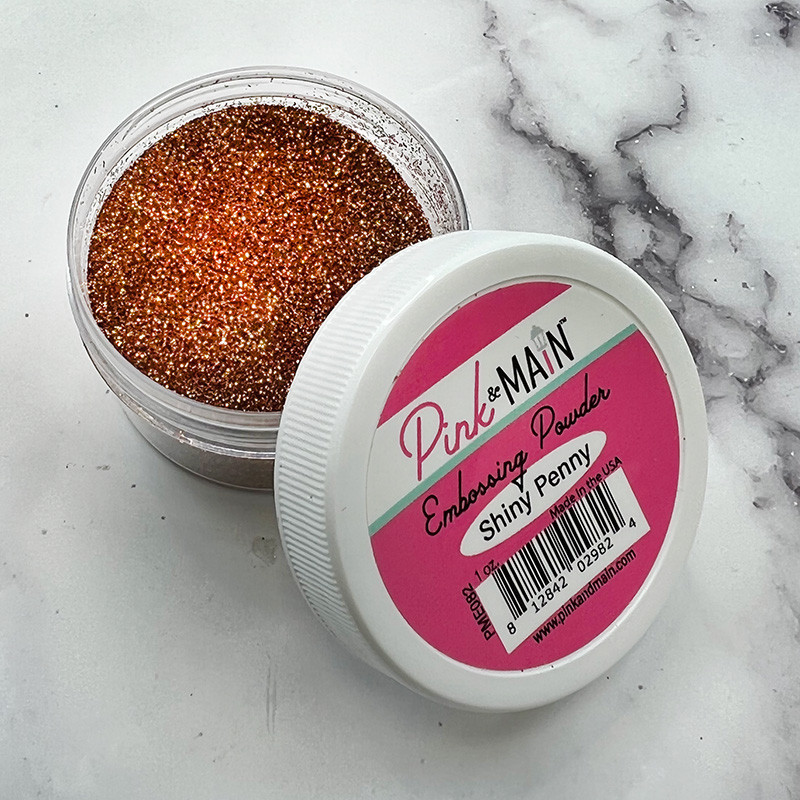 Shiny Penny Embossing Powder - Pink and Main LLC
