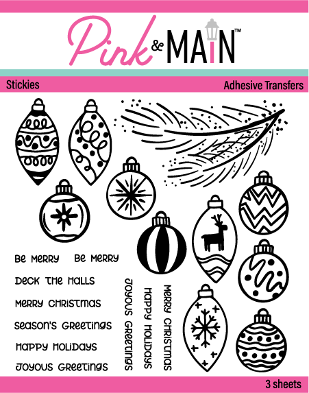 Build a Cake Stickies | Adhesive Transfers - Pink and Main LLC