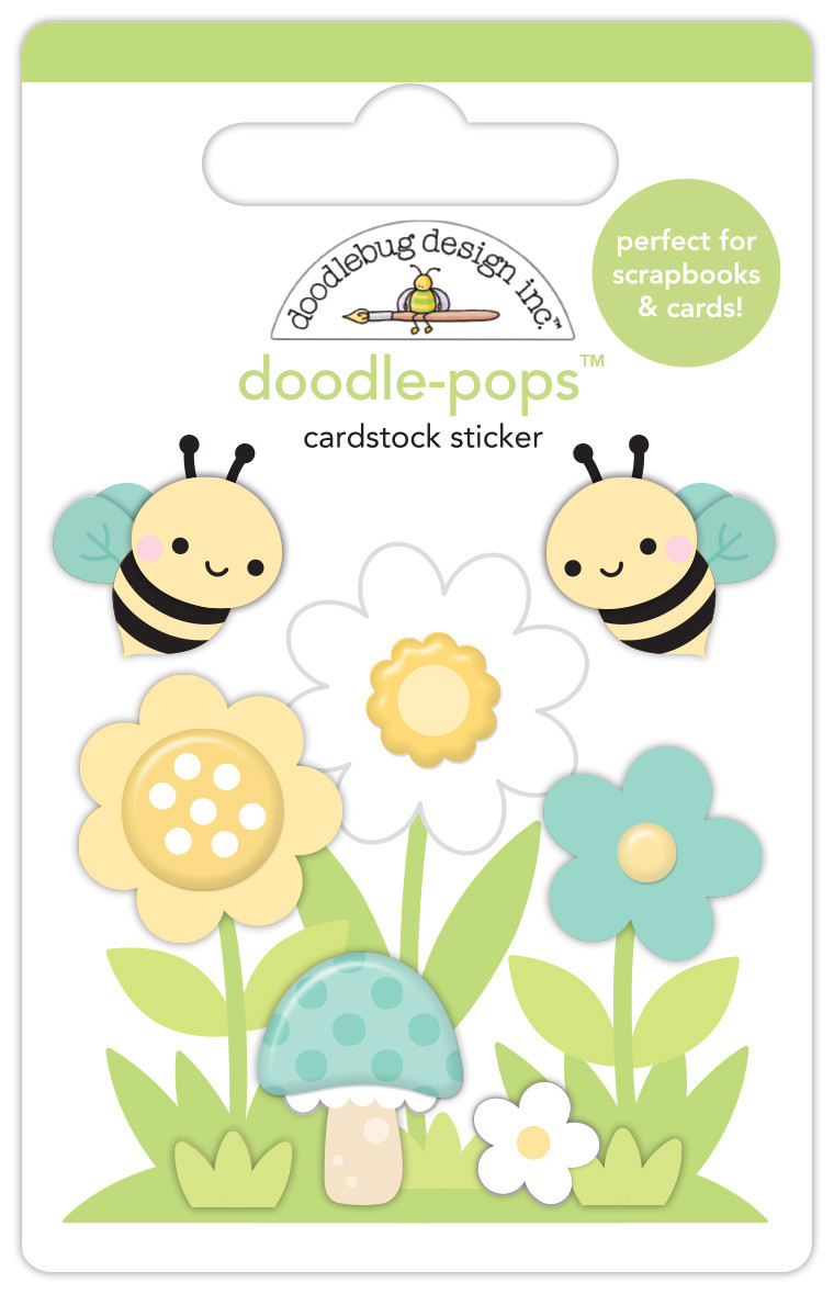 Busy Bees Doodle Pops - Doodlebug Designs - Pink and Main LLC