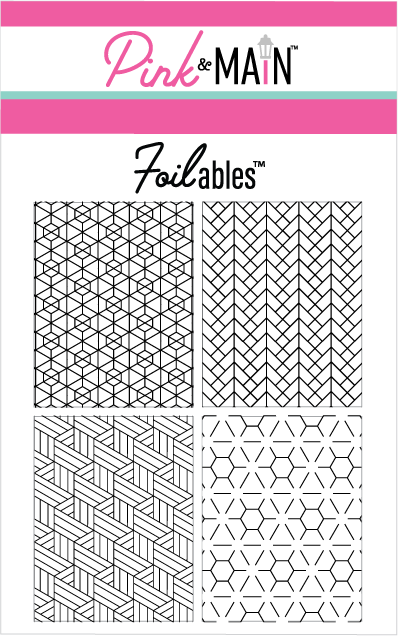 Geo Patterns Foilables® Panels - Pink and Main LLC