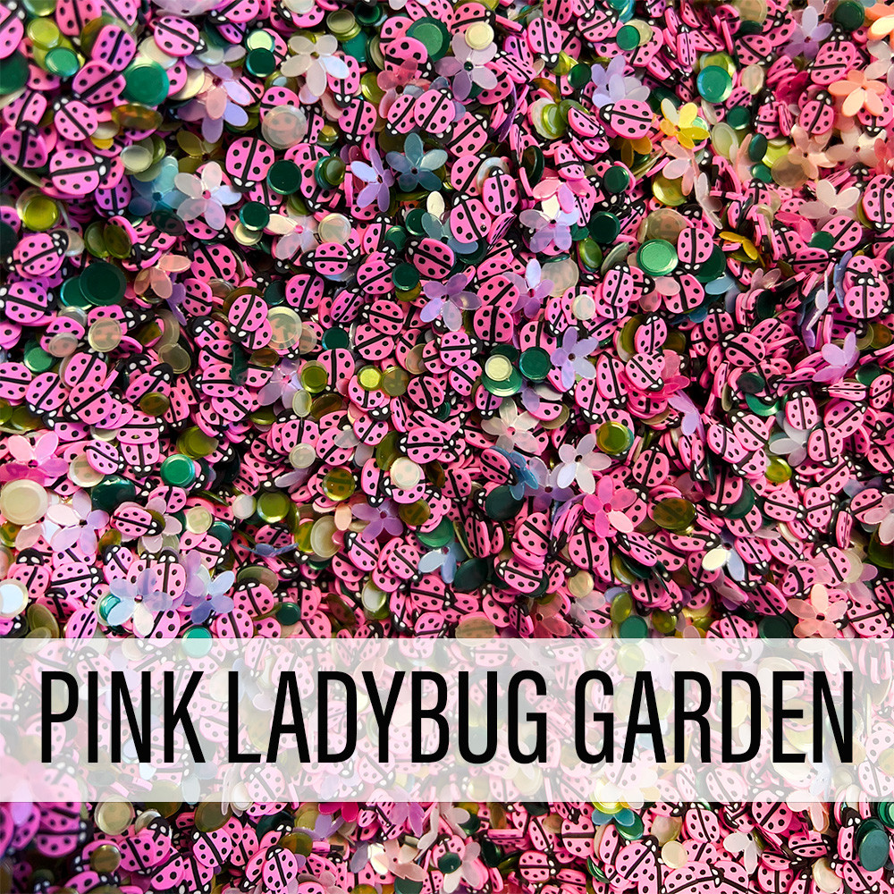 Pink Ladybug Garden Confetti - Pink and Main LLC