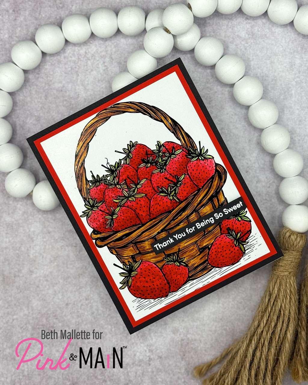 Basket of Berries - Pink and Main LLC