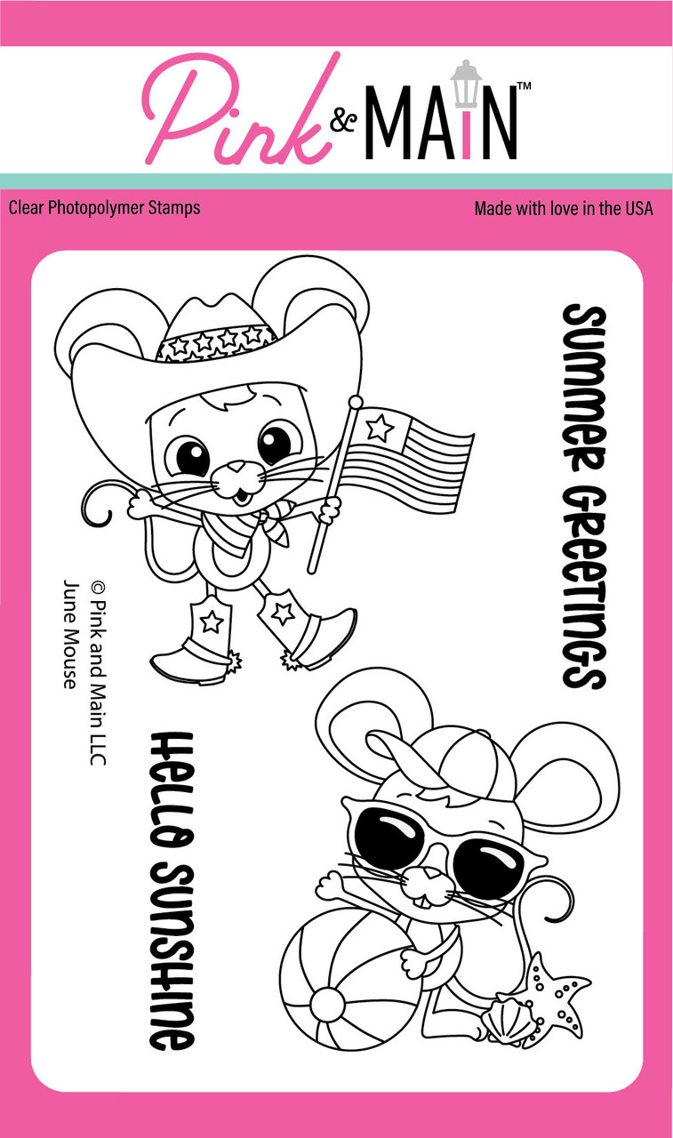 June Mouse - Pink and Main LLC