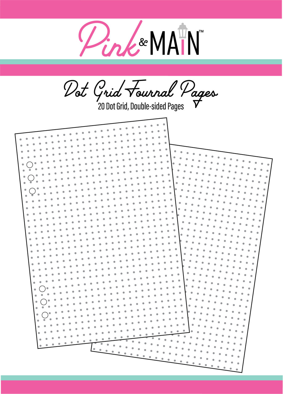 Dot Grid Journal Pages - Pink and Main LLC