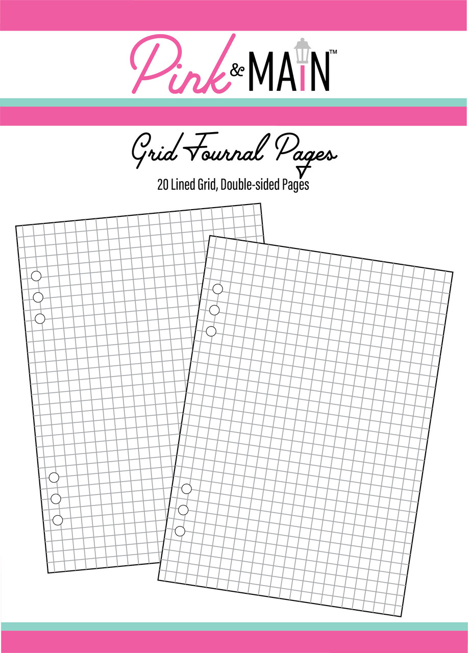 Grid Journal Pages - Pink and Main LLC