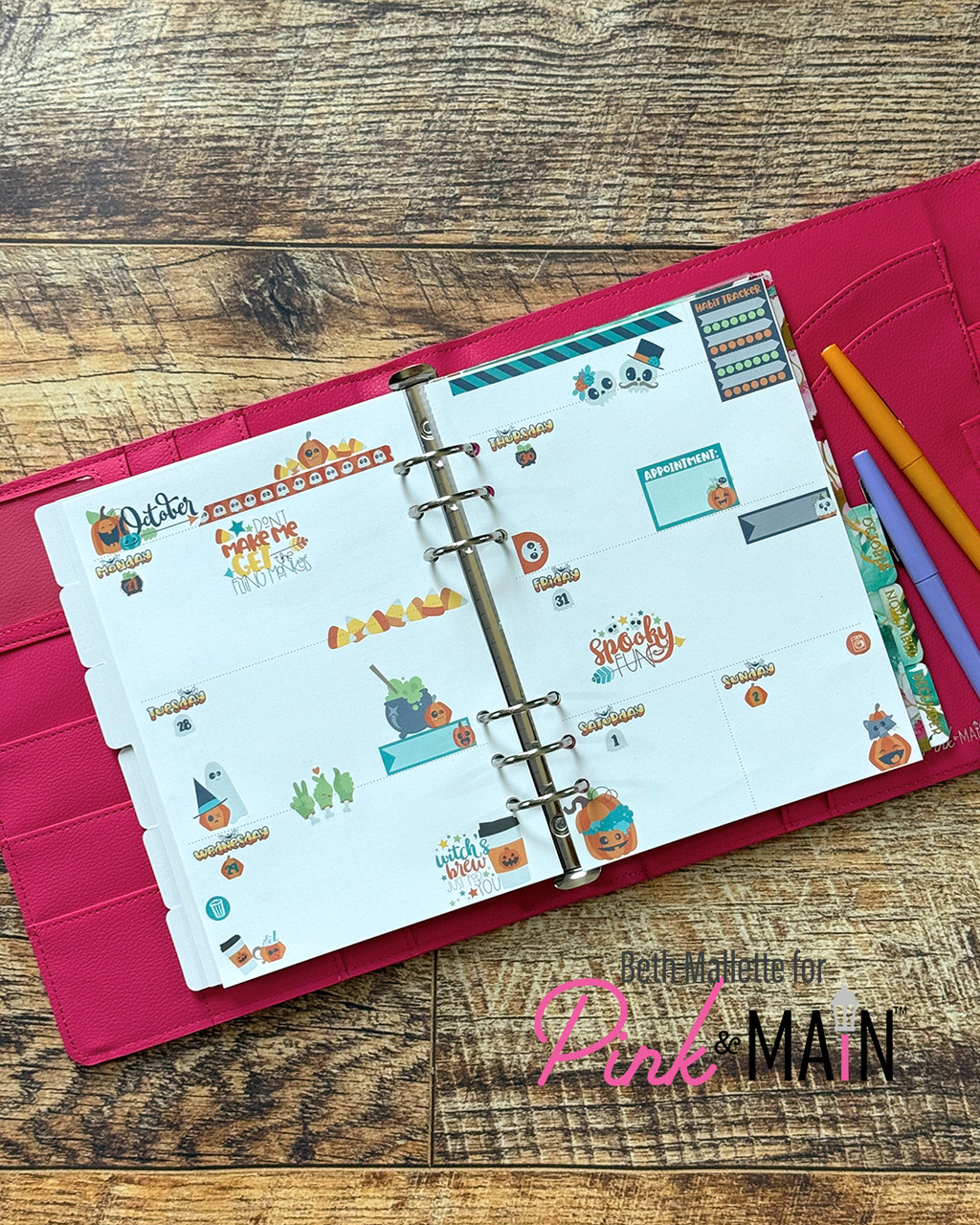 Calendar Journal Pages - Pink and Main LLC