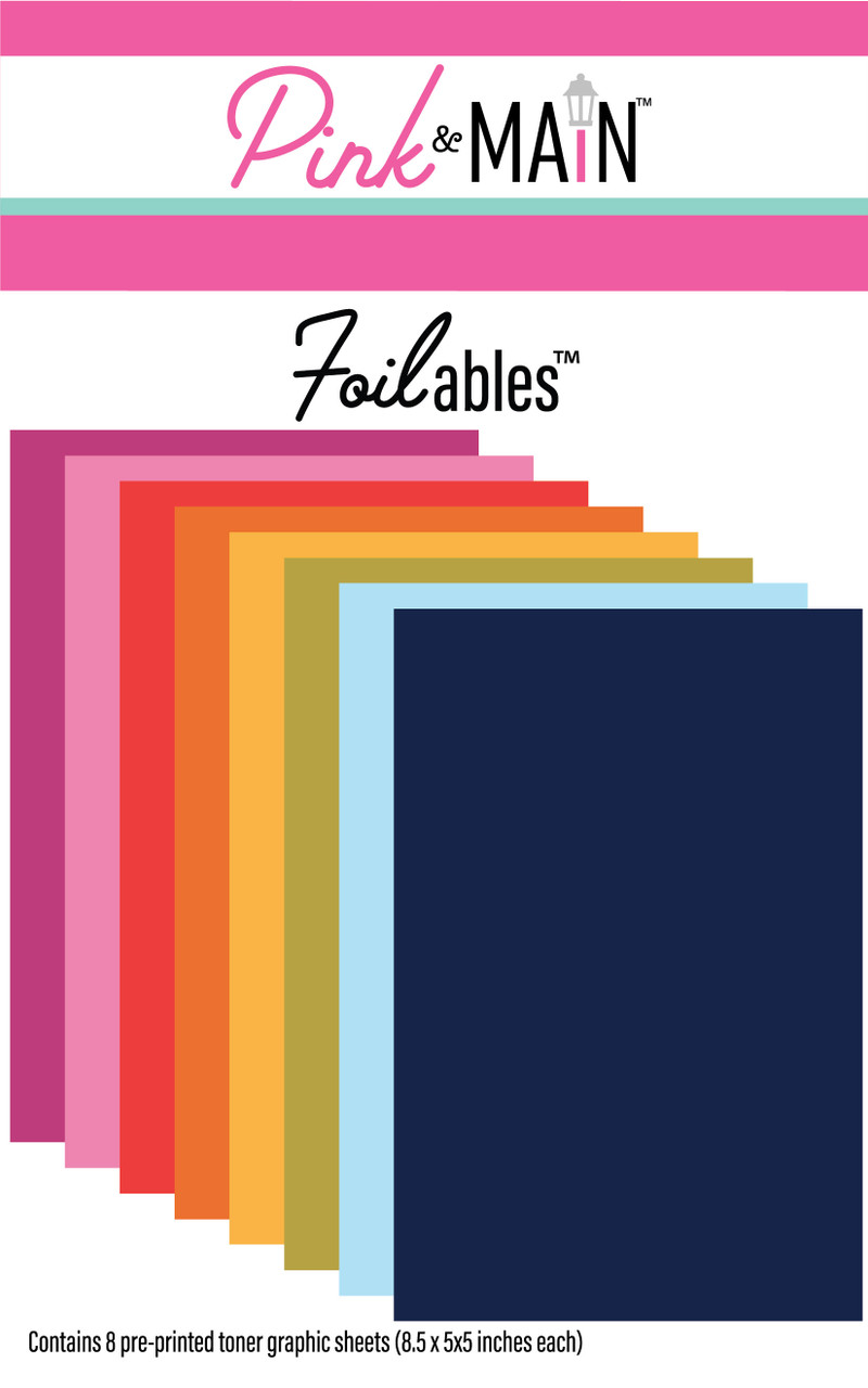Bold Bright Color Foilables® Toner Sheets - Pink and Main LLC