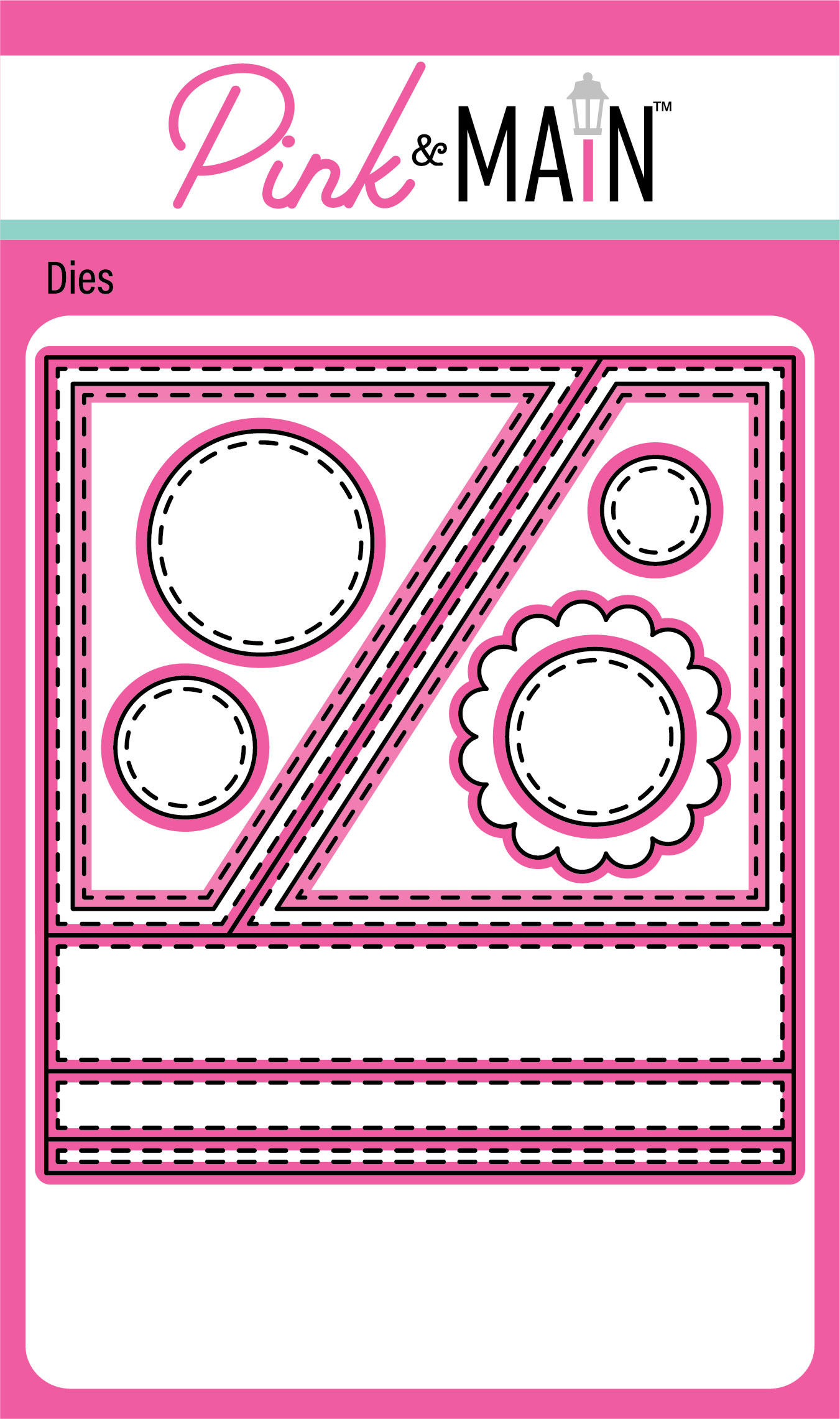 Card Cut Essentials Set 4 Dies - Pink and Main LLC