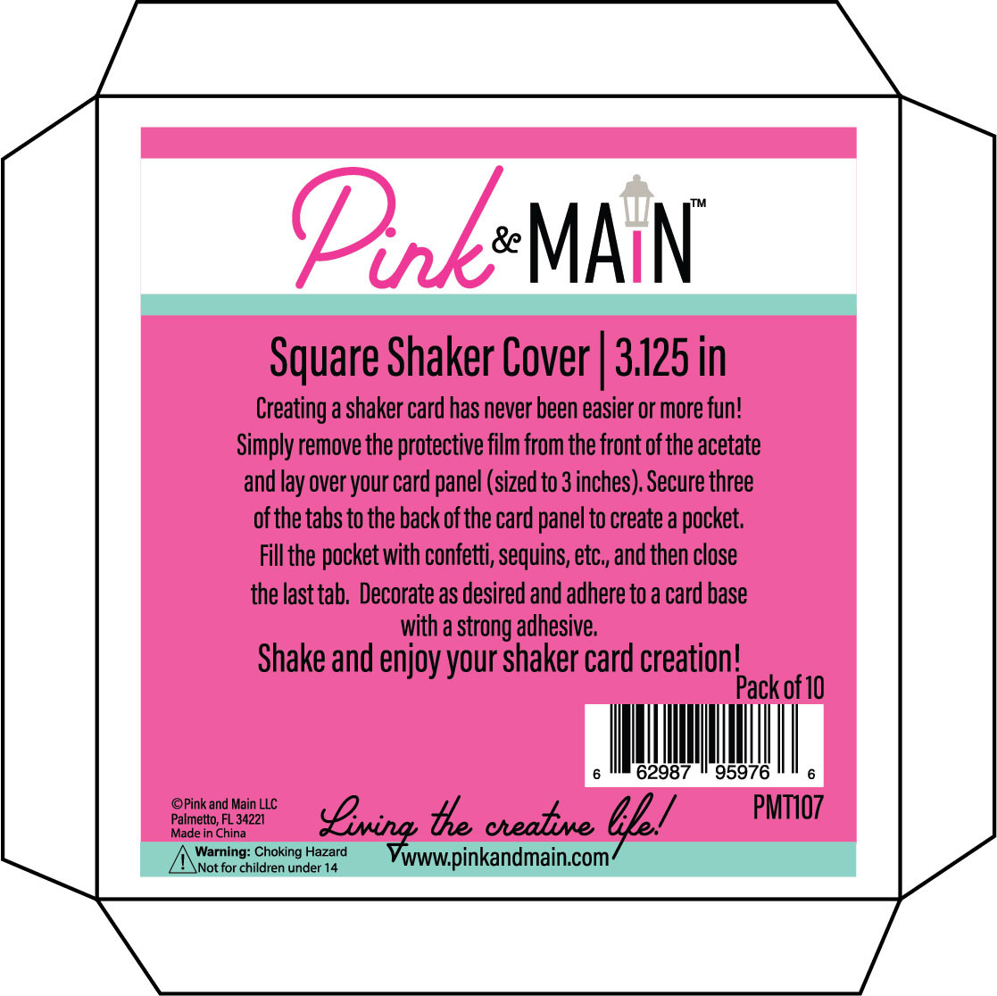 Square Shaker Covers - Pink and Main LLC
