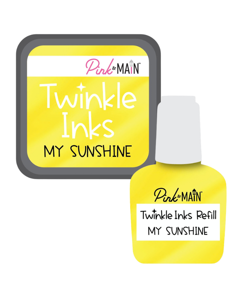 My Sunshine Twinkle Ink Pad + Refill - Pink and Main LLC