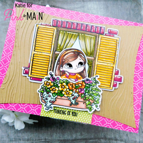 Woodgrain 6x6 Embossing Folder - Pink and Main LLC