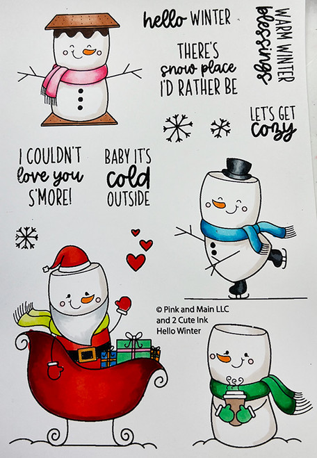 Hello Winter - Pink and Main LLC