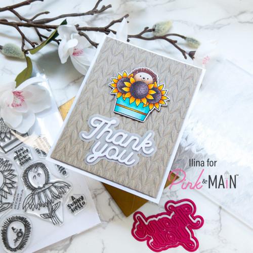 Knit Sweater 3D Embossing Folder - Pink and Main LLC