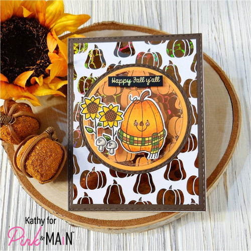 Fall Sentiments Foilables® Panels - Pink and Main LLC