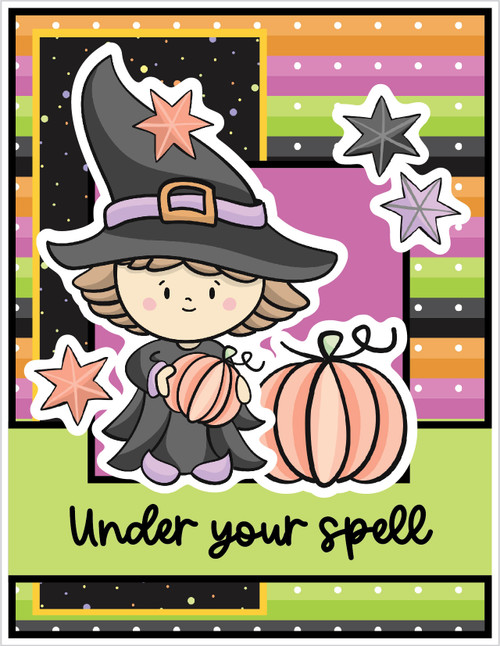 Quick Card Kit | Spooky Hello - Pink and Main LLC