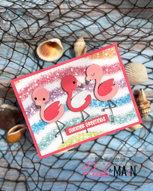 The Three Flamingos Dies - Pink and Main LLC