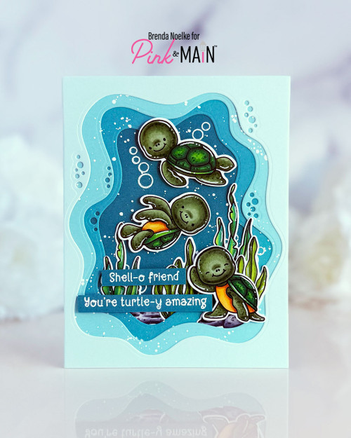 Layered Ocean View Dies - Pink and Main LLC