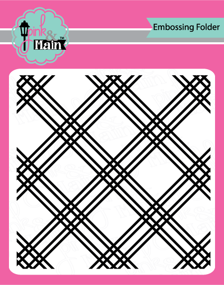 Plaid 6x6 Embossing Folder - Pink and Main LLC