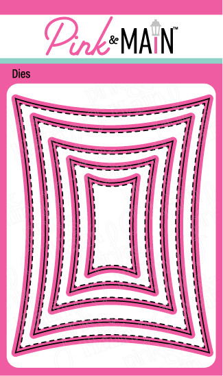 Layered Rectangles A2 Dies - Pink and Main LLC