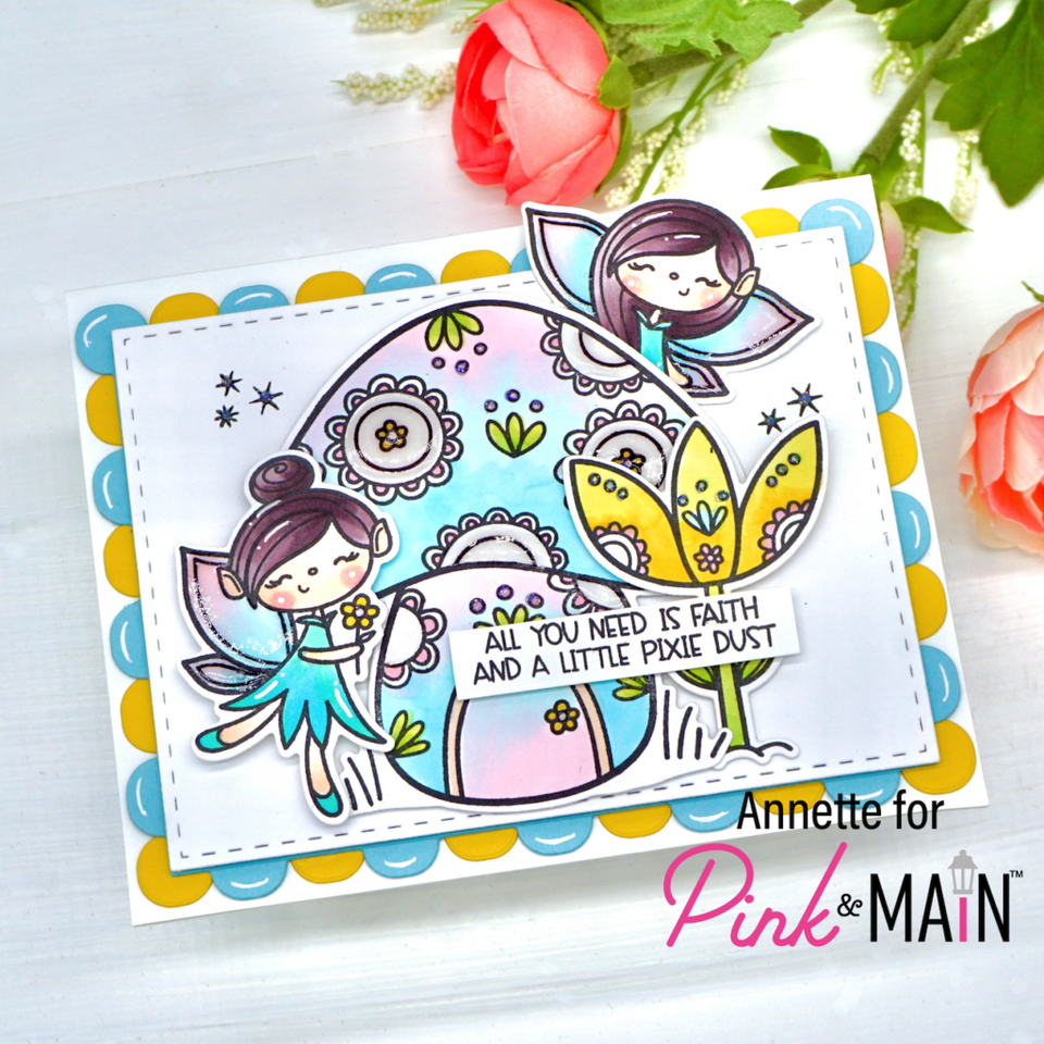 Layered Scallops A2 Rectangle Dies - Pink and Main LLC