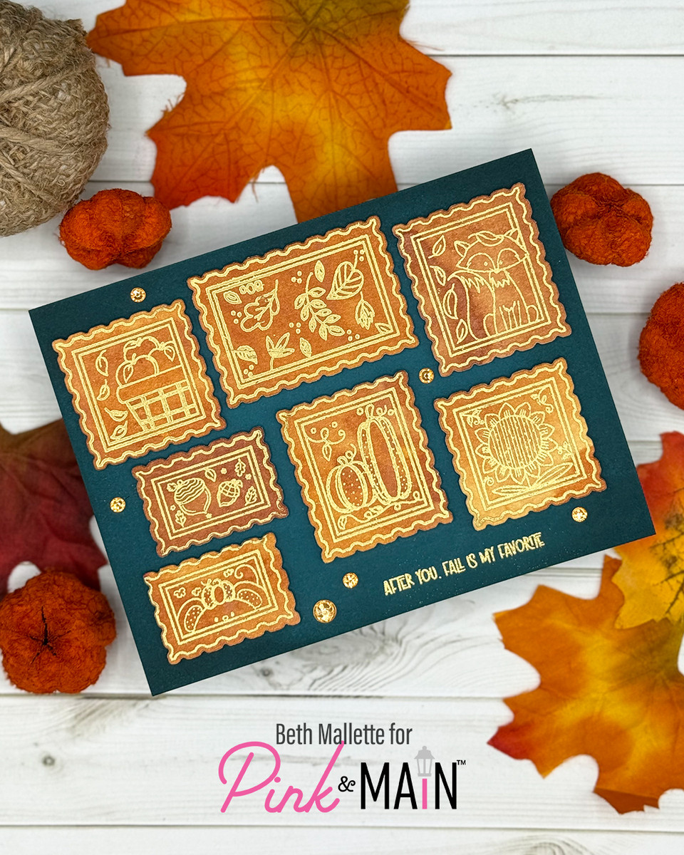 Fall Postage Stamps - Pink and Main LLC