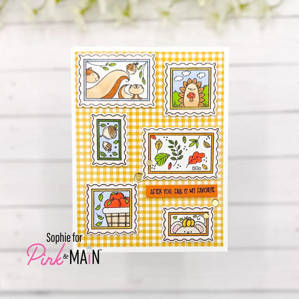Fall Postage Stamps - Pink and Main LLC