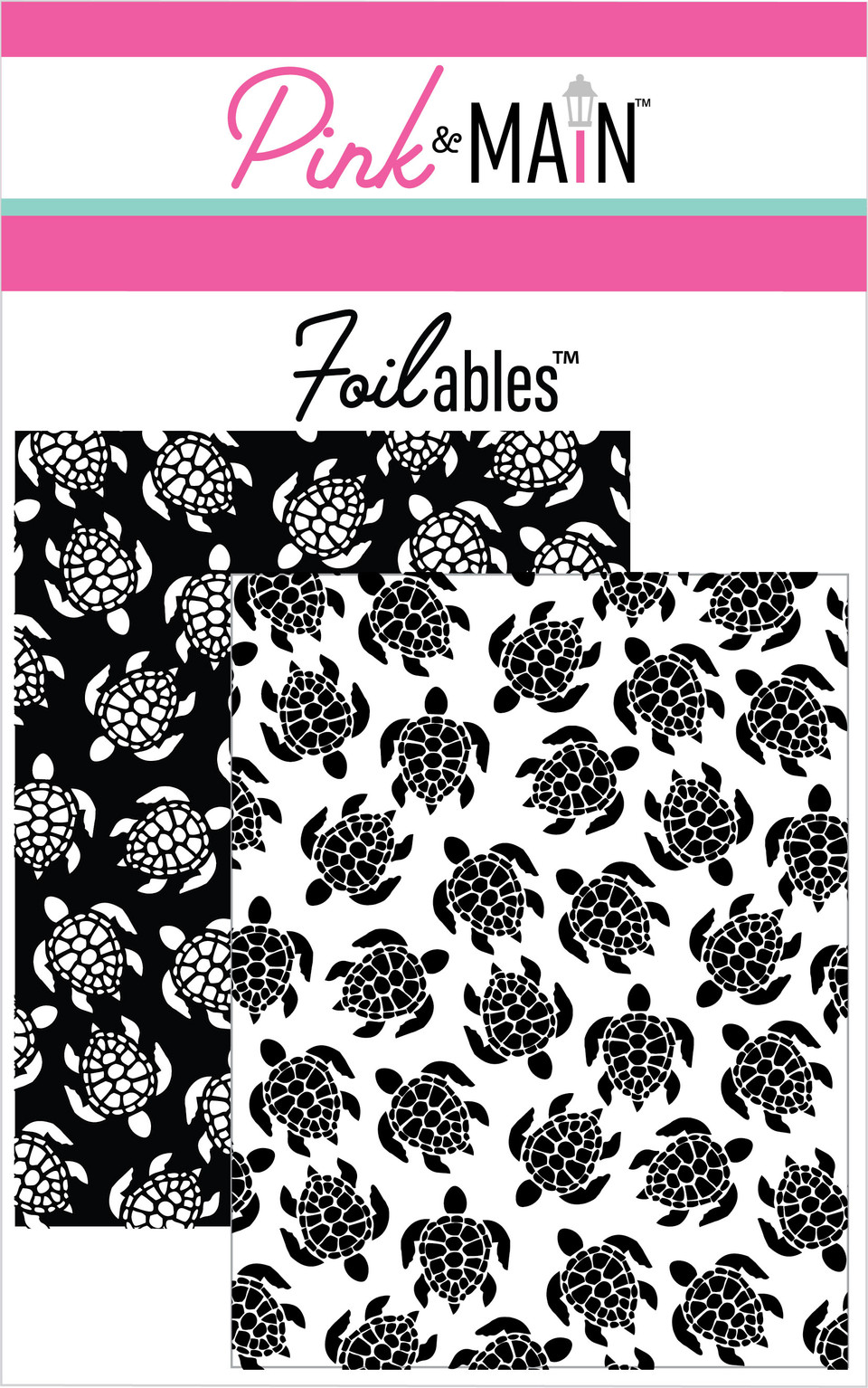 Sea Turtles Foilables® Panels - Pink and Main LLC