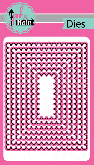 Stitched Rounded Rectangle Dies - Pink and Main LLC