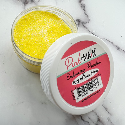 Ray of Sunshine Embossing Powder - Pink and Main LLC