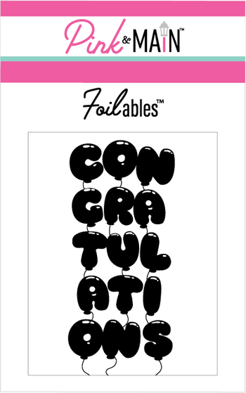 Congratulation Balloons Foilables® Panels - Pink and Main LLC