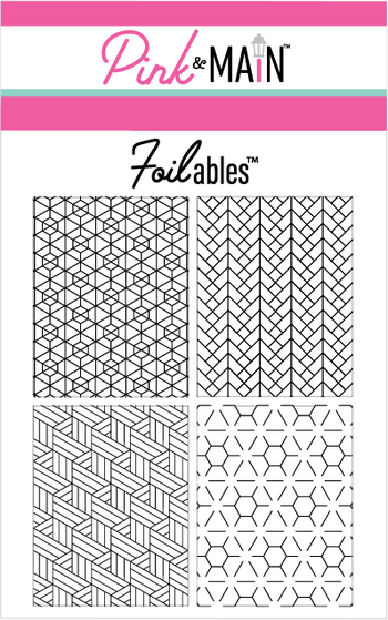 Geo Patterns Foilables® Panels - Pink and Main LLC