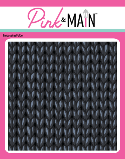Knit Sweater 3D Embossing Folder - Pink and Main LLC