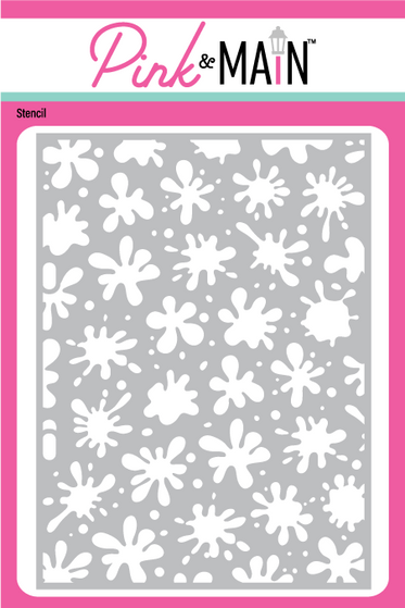 Ink Blots Stencil - Pink and Main LLC