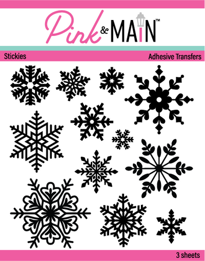 Big Flakes Stickies | Adhesive Transfers - Pink and Main LLC