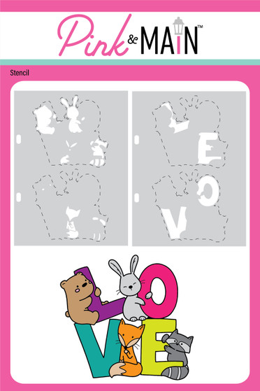 Love Letters Stencils (Set of 2) - Pink and Main LLC