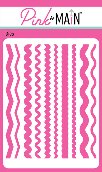 Zig Zag Layering Borders Dies - Pink and Main LLC