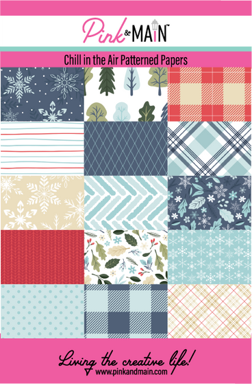 Chill in the Air Pattern Paper Pack 8.5 x 5.5 - Pink and Main LLC