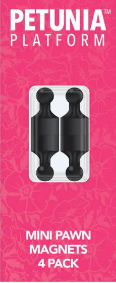 MISTI Mini Pawn Magnets - Set of 4 - Pink and Main LLC