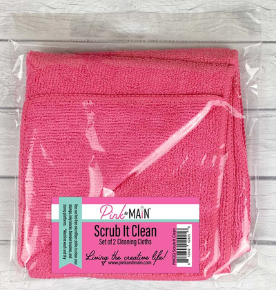 Scrub It Clean Cloths set of 2 - Pink and Main LLC
